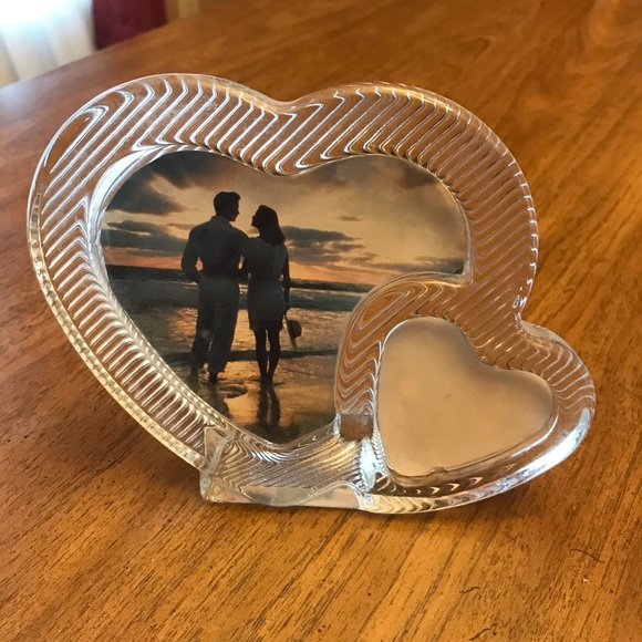 Mikasa | Accents | Mikasa Crystal Heart Photo Frame | Poshmark